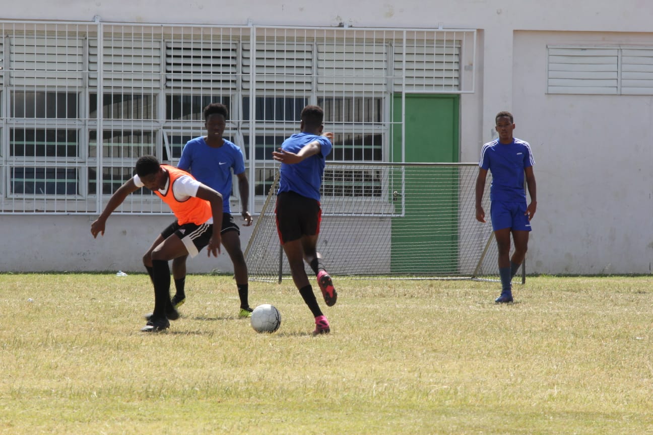 St Leonards Boys’ School hosts special SBA football event - Barbados Today