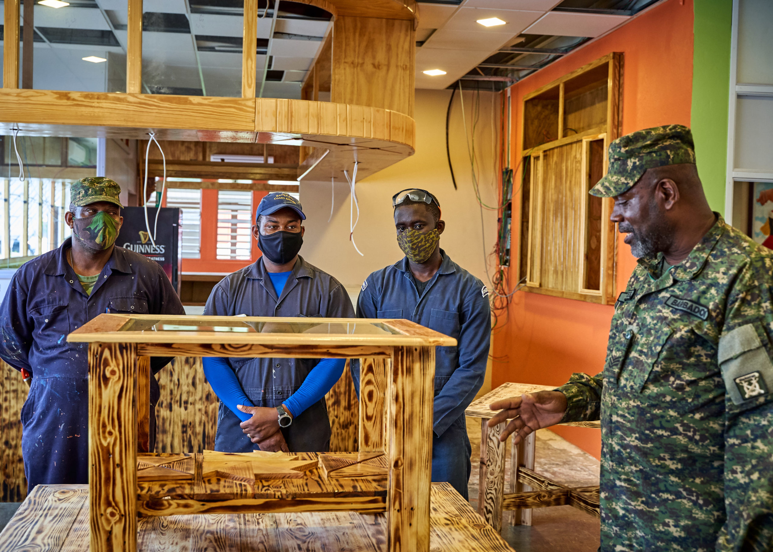 BDF turns used wood into furniture - Barbados Today