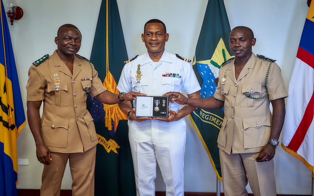 Army, Coast Guard COVID-19 warriors humbled by award - Barbados Today