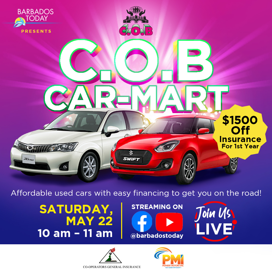 WATCH LIVE: C.O.B CAR-MART - Barbados Today