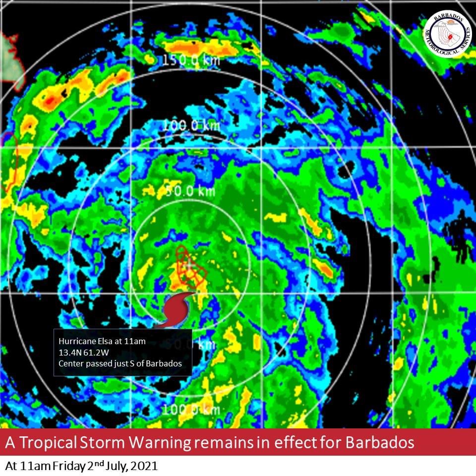 Tropical Storm Warning remains in effect - Barbados Today