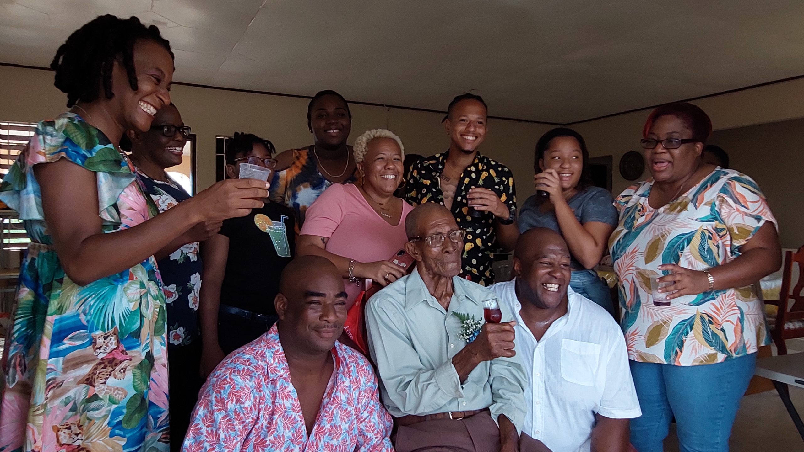 Oldest father in St Lucy celebrated by family - Barbados Today