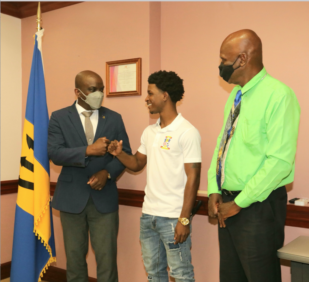National footballer Jaiden Miller gets scholarship - Barbados Today