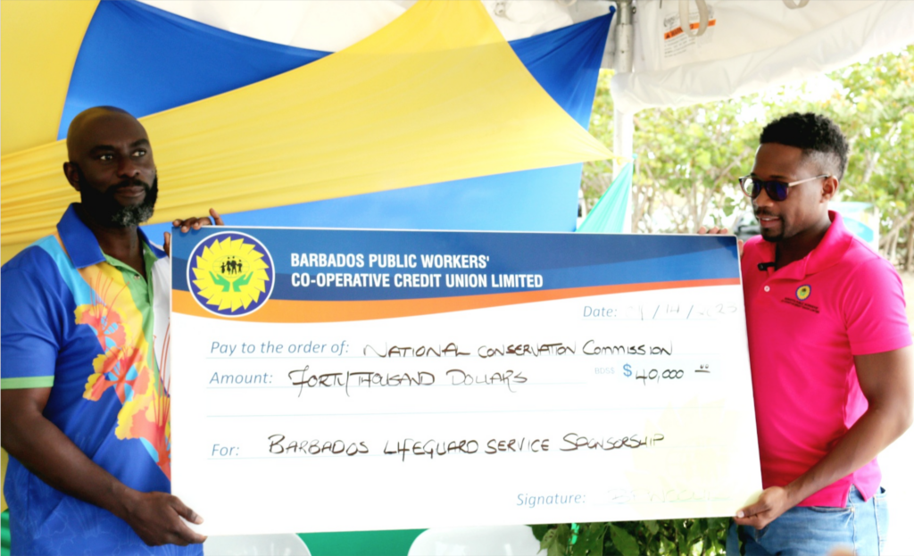 Credit union provides support for lifeguards - Barbados Today
