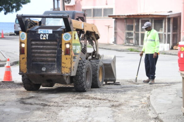 Villagers delight in ‘overdue’ road fixes - Barbados Today