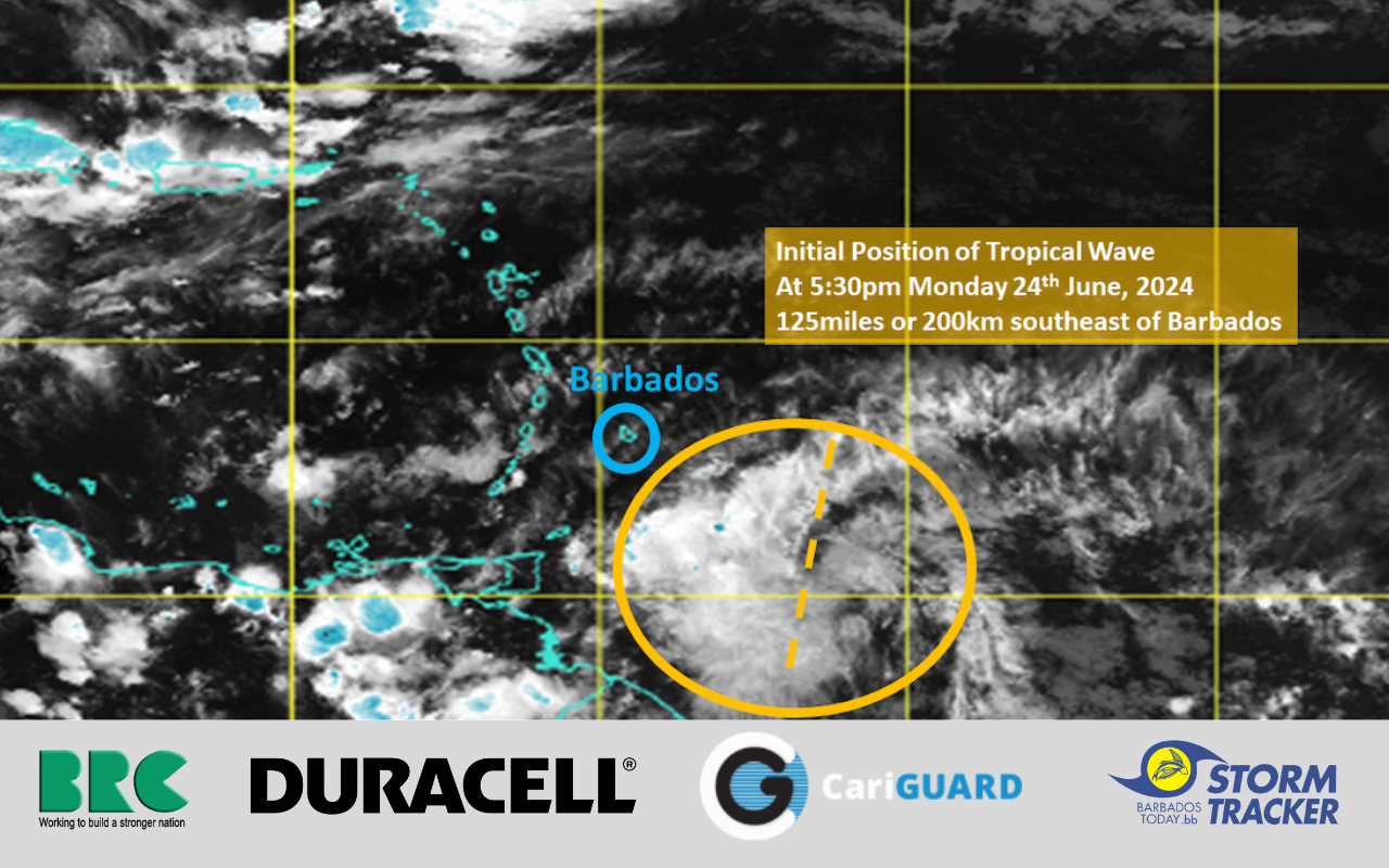 Met office advises of possible gusty winds tonight as tropical wave ...