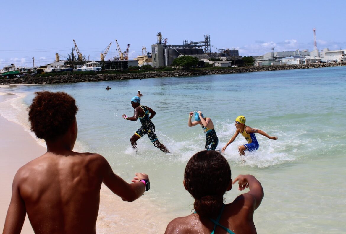 Barbados hold second place after day one of CARIFTA Triathlon ...