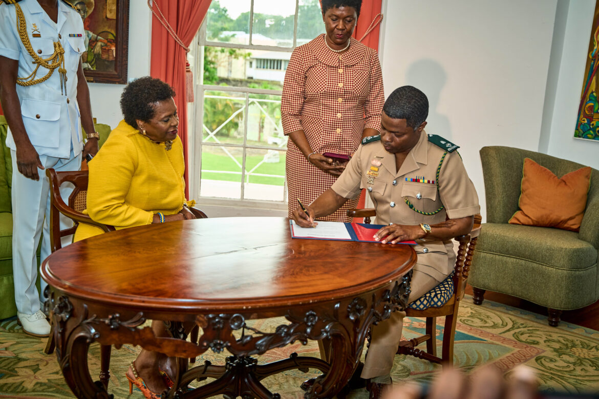 BDF’s new Chief of Staff sworn in - Barbados Today