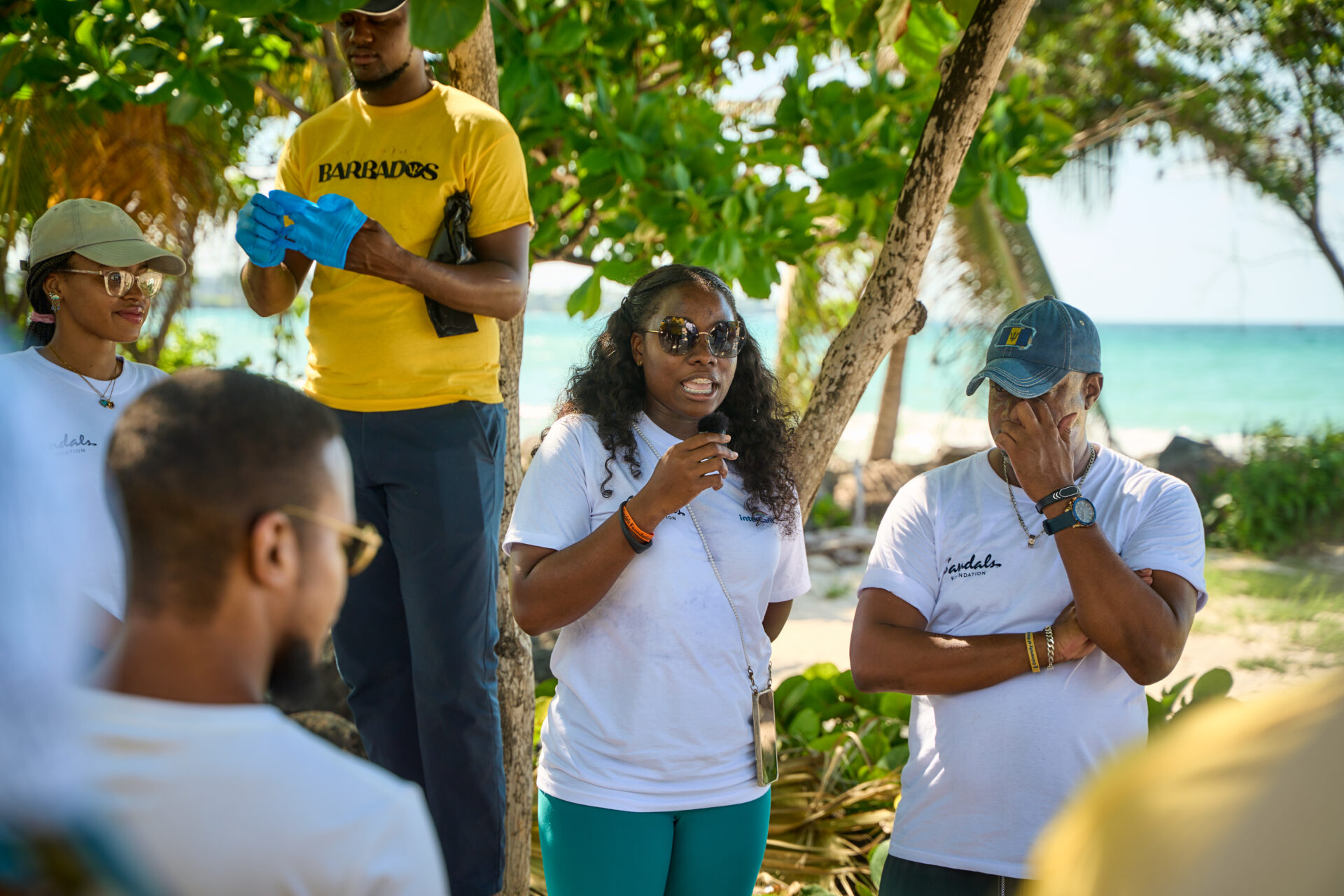 Oistins Beach gets spruced up on International Coastal Cleanup Day ...