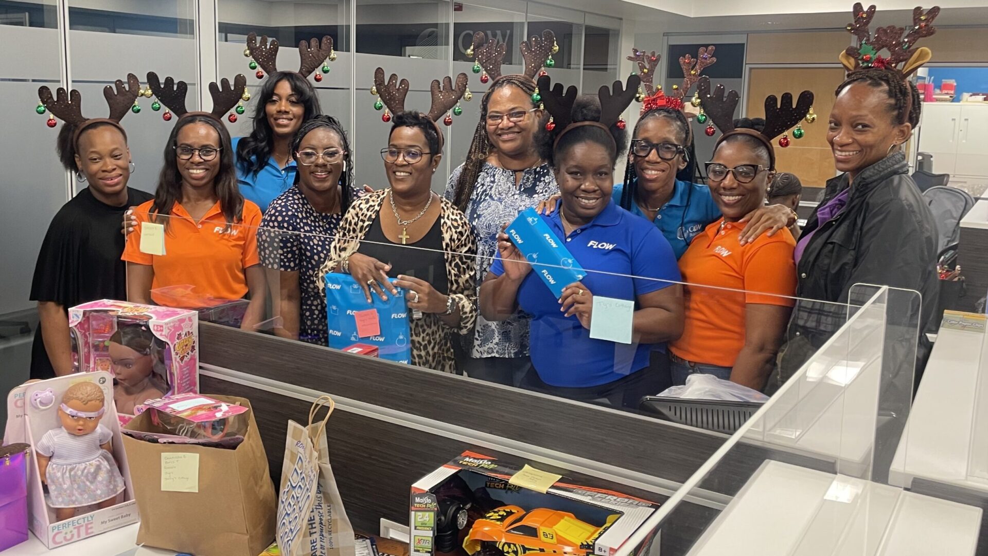 Flow spreads holiday cheer to children and four acharities - Barbados Today