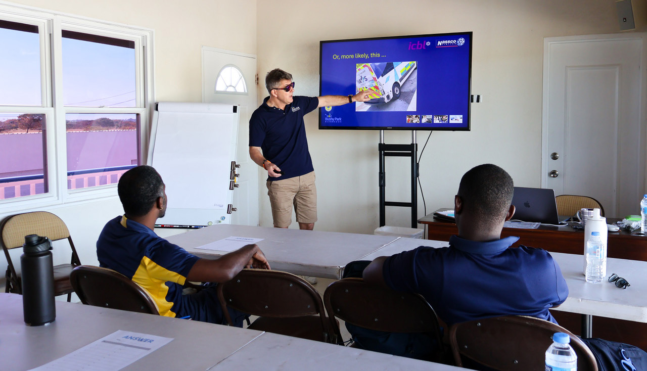 Ambulance crews master elite driving skills at Bushy Park - Barbados Today
