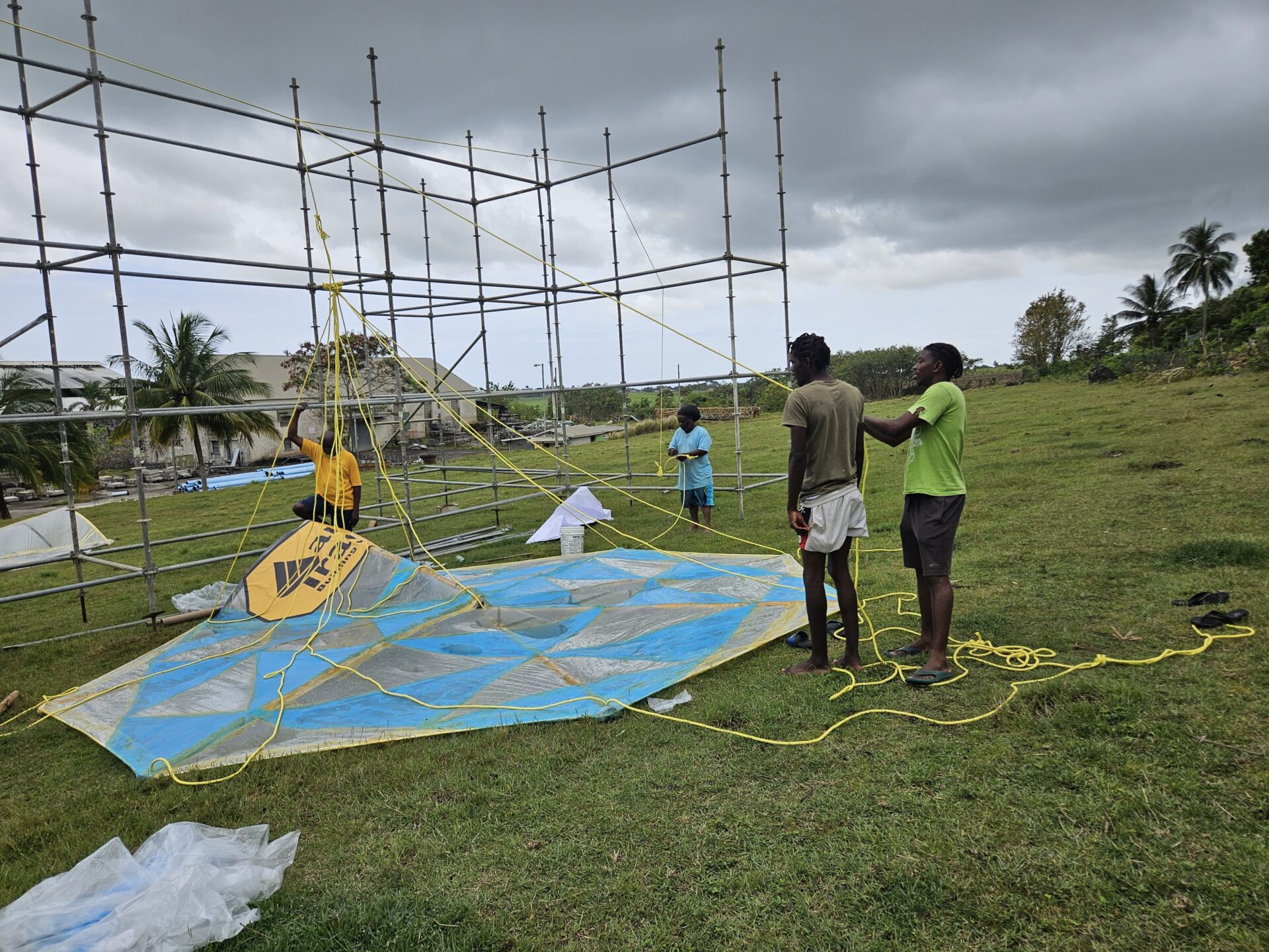 Rain grounds kites but love for them soars in Andrews - Barbados Today