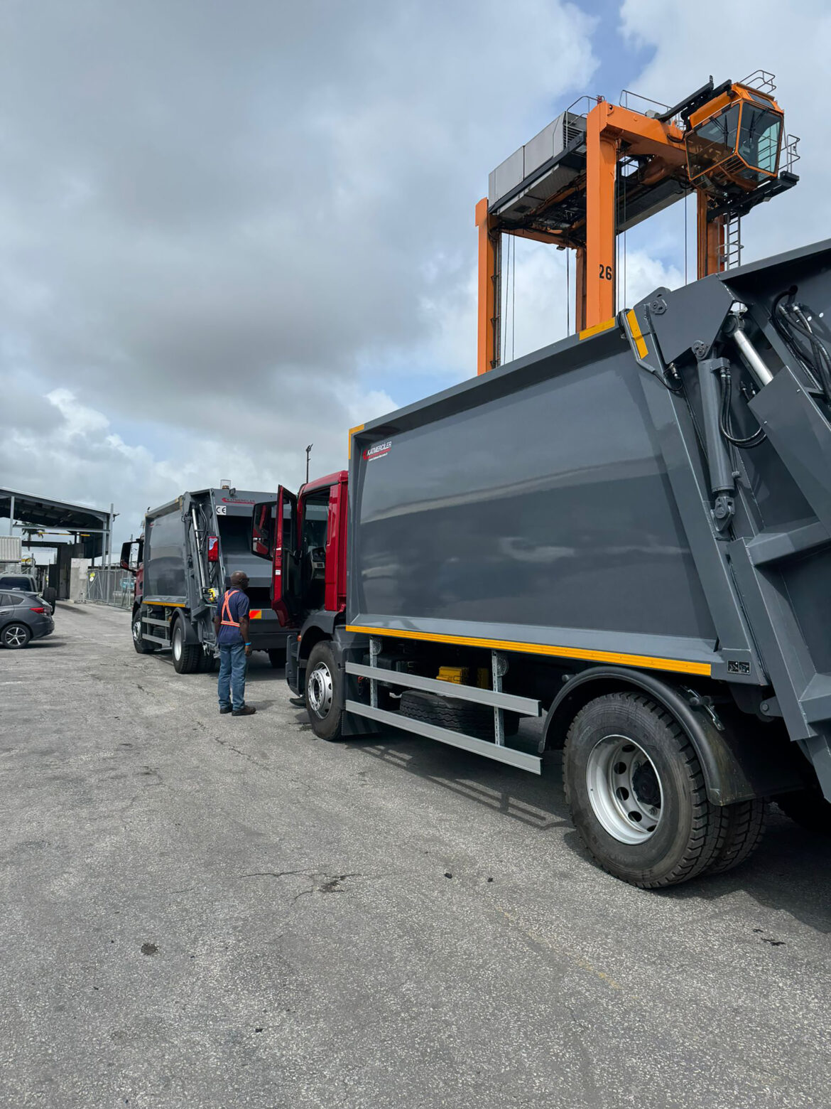 New garbage trucks boost waste collection fleet - Barbados Today