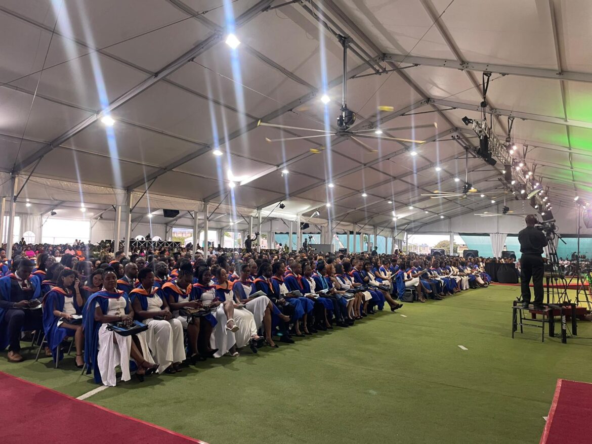 Downpour temporarily disrupts UWI Cave Hill graduation ceremony ...