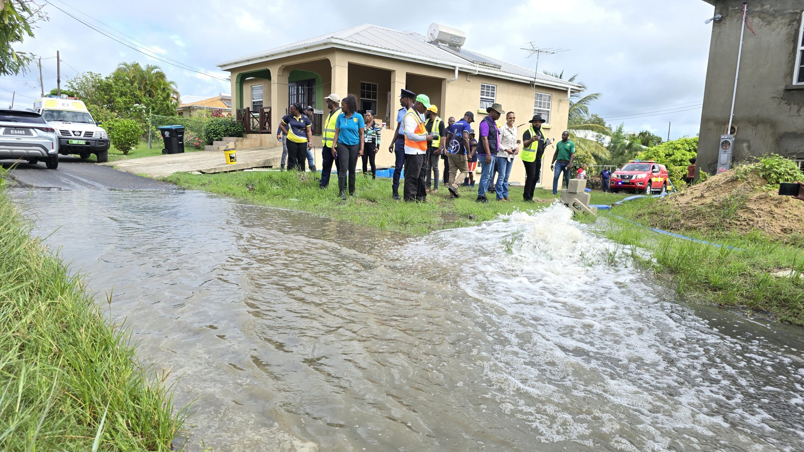 Flood-hit St Lucy wants urgent action after residents trapped overnight ...