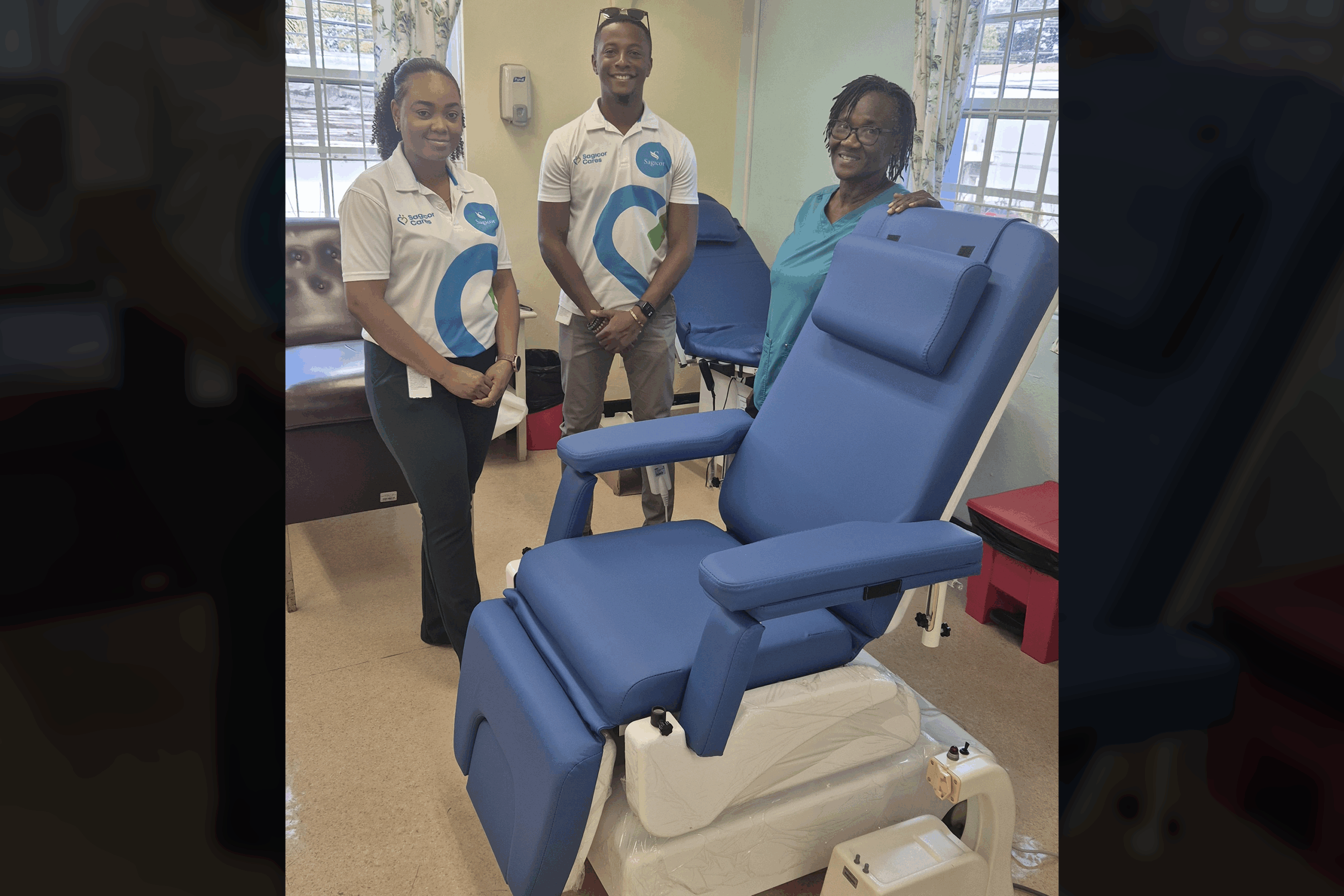National Blood collection centre benefits from Sagicor donation ...