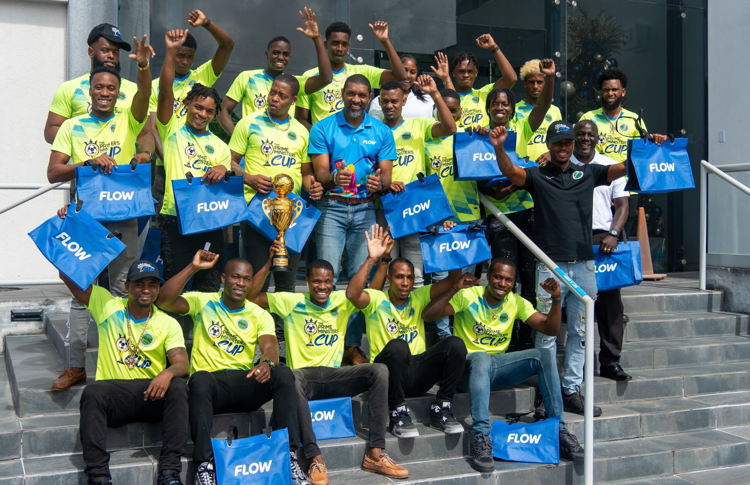 PM Cup players get major prizes during Flow visit - Barbados Today